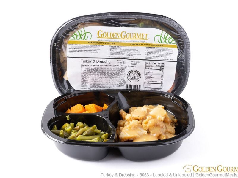Turkey & Dressing - GoldenGourmetMeals.com