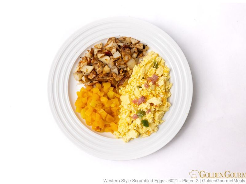 Western Style Scrambled Eggs - GoldenGourmetMeals.com
